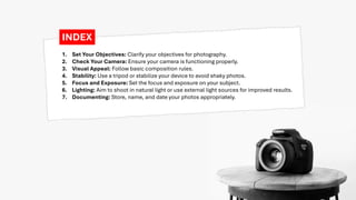 Simple Photography Guidelines for Beginners | PDF