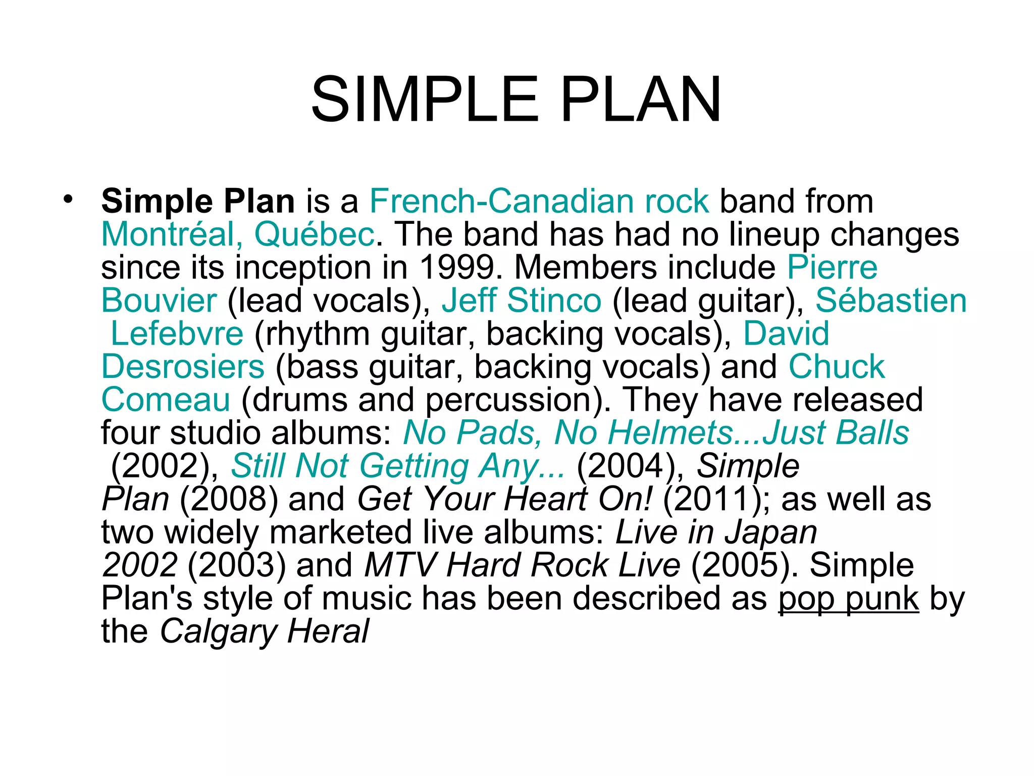 Simple plan | PPT