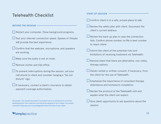 SimplePractice Telehealth eBook | PDF