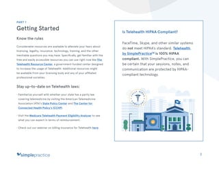 SimplePractice Telehealth eBook | PPT