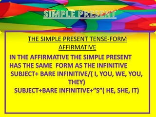 Simple present 1 | PPT