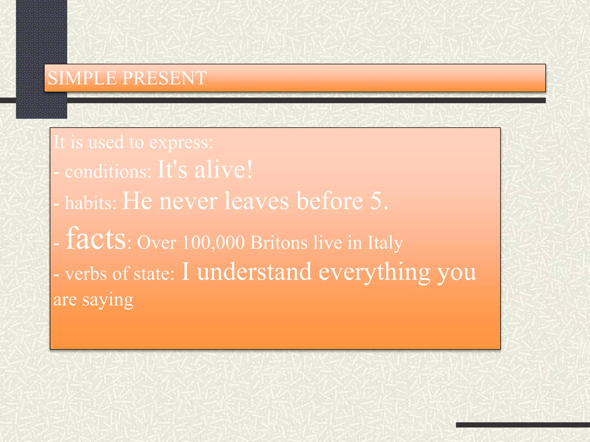 Simple present | PPT