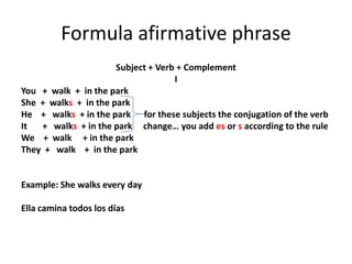 Simple present | PPTX