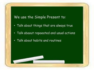 Simple present | PPTX