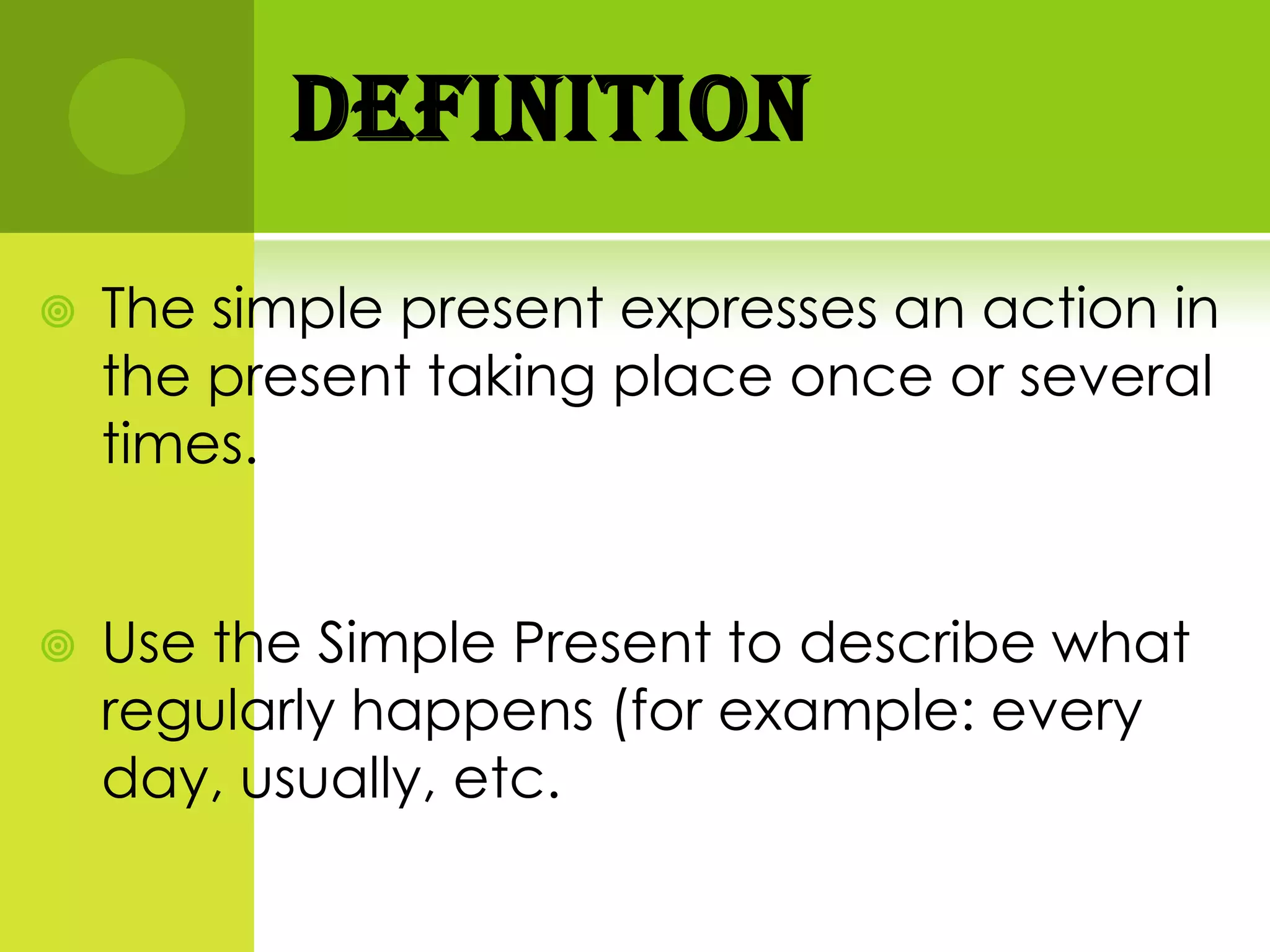 Simple present | PPTX