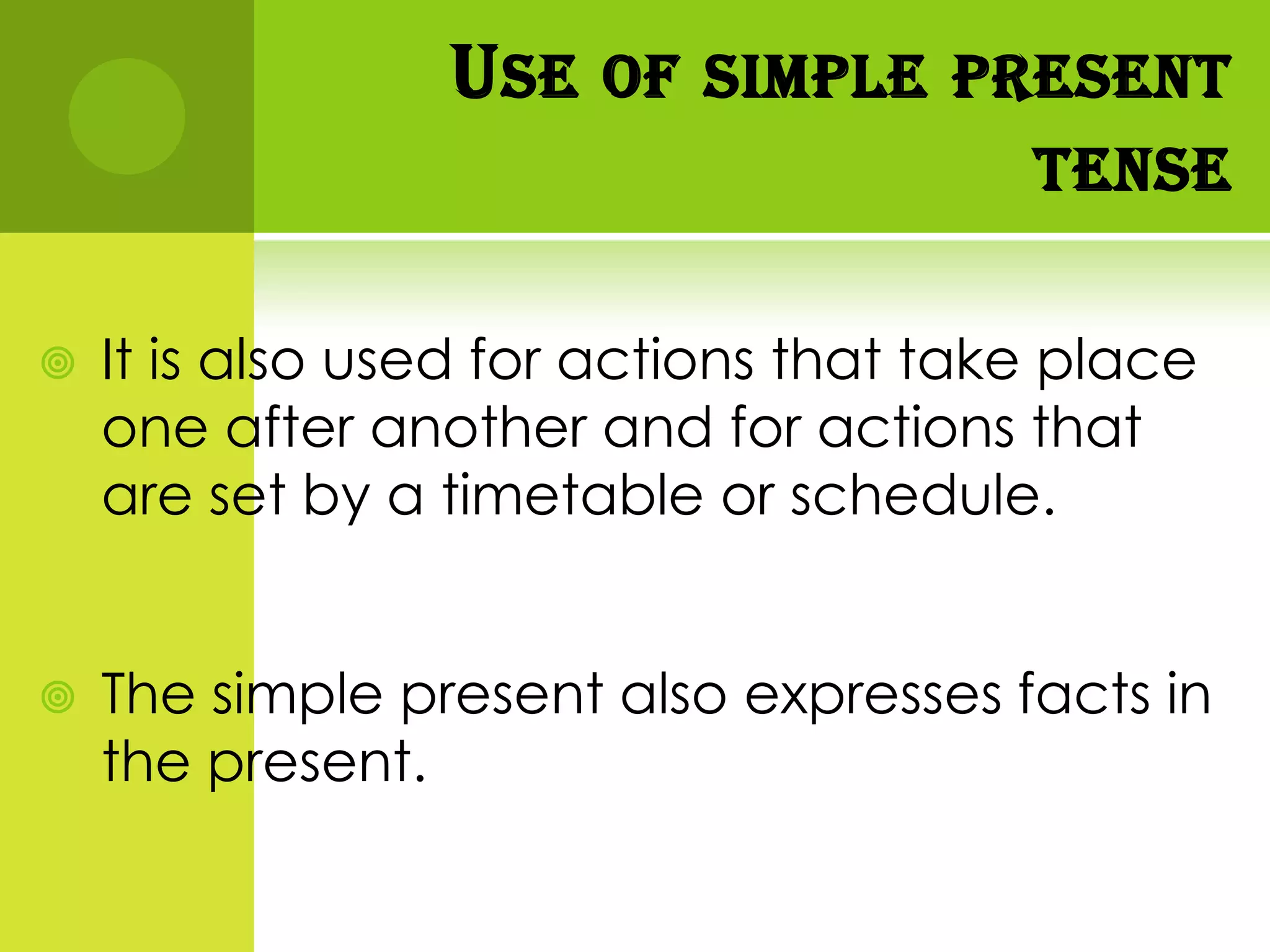 Simple present | PPTX