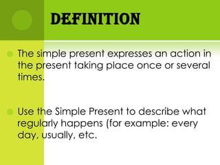 Simple present | PPTX