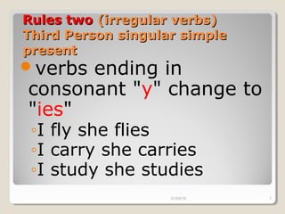 Simple present | PPT