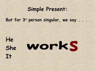 Simple Present VS Present Continuous | PPT