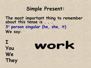 Simple Present VS Present Continuous | PPT