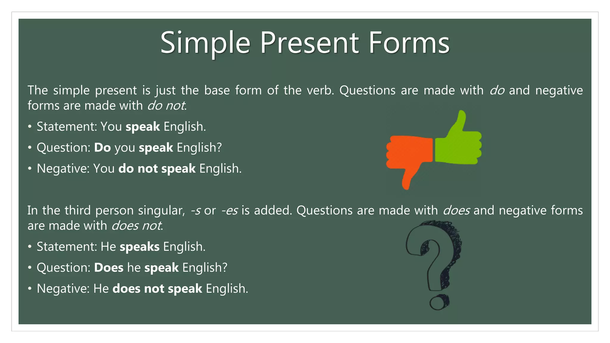 Simple present | PPTX