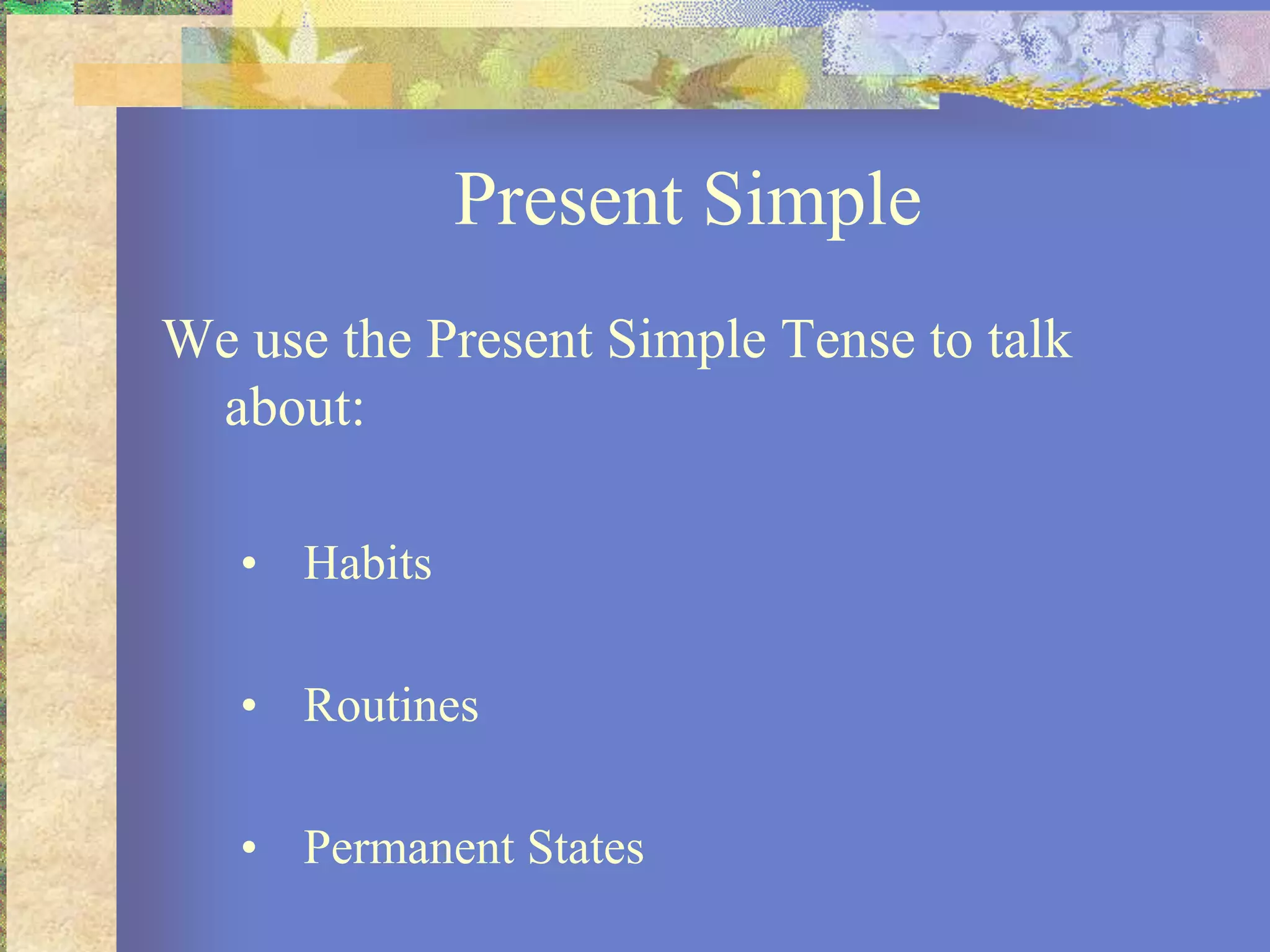 Simple present | PPT