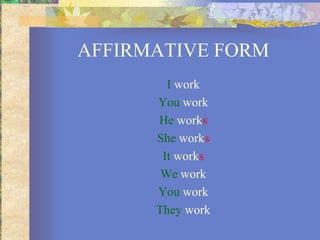 Simple present | PPT