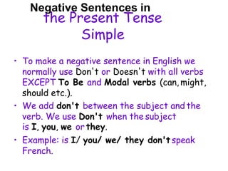 The Simple present tense/ Present indefinite tense | PPTX