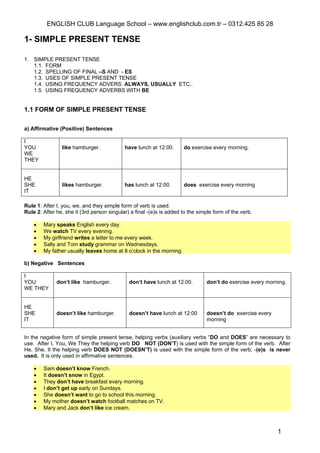 Simple Present.pdf | Science