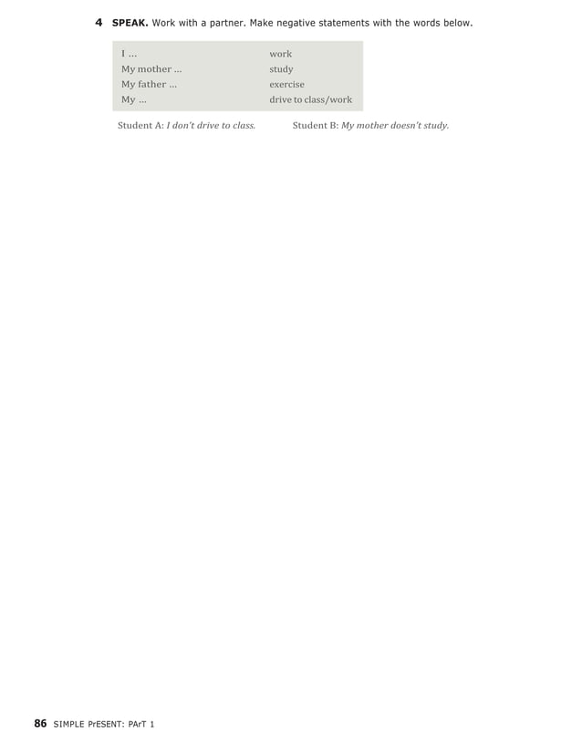 Grammar: Simple Present Tense; uses and spelling rules.docx