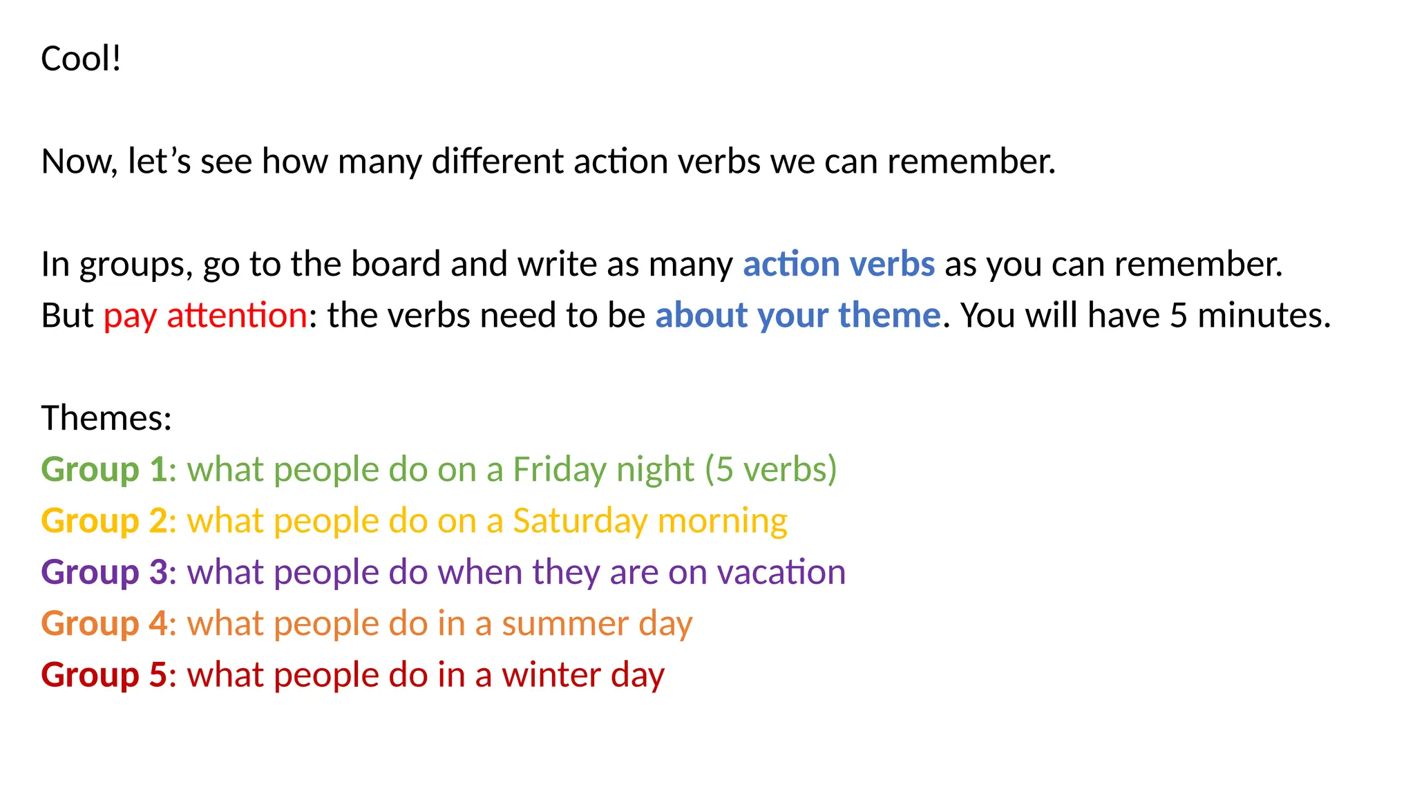 Practice: Simple Present - Action Verbs Practice | PPTX