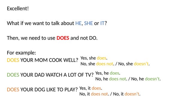 Practice: Simple Present - Action Verbs Practice | PPT