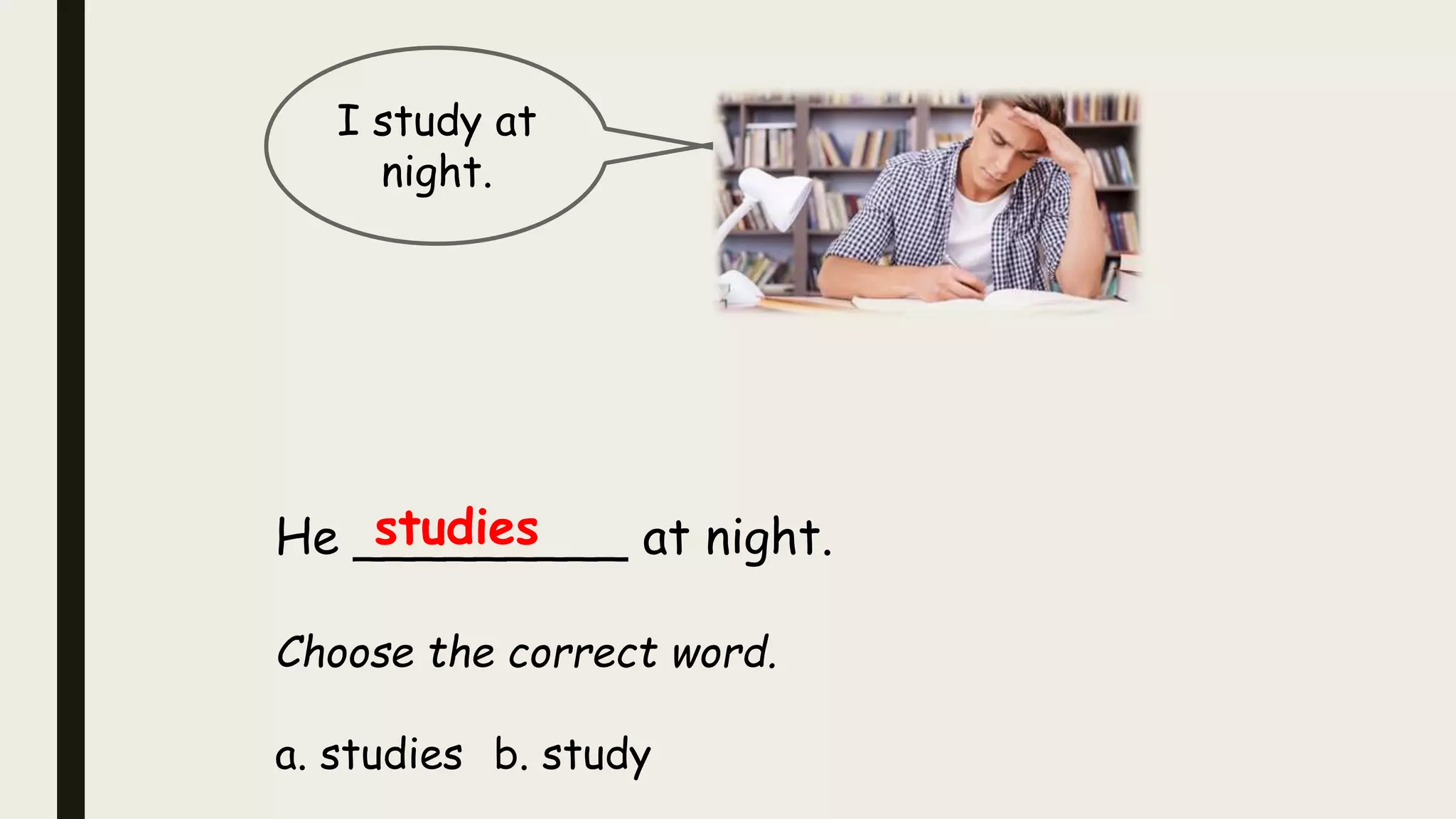 Simple present affirmative and negative | PPTX