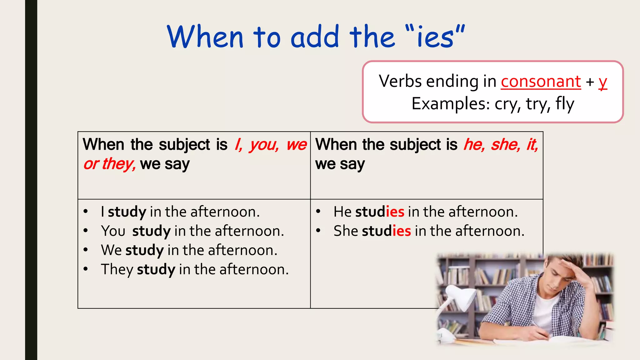 Simple present affirmative and negative | PPTX