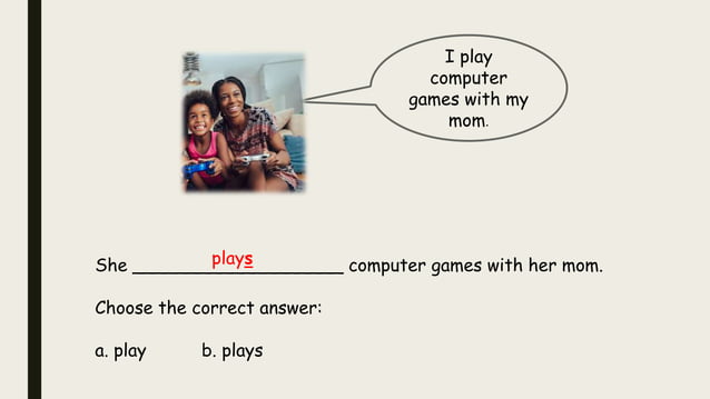 Simple present affirmative and negative | PPT