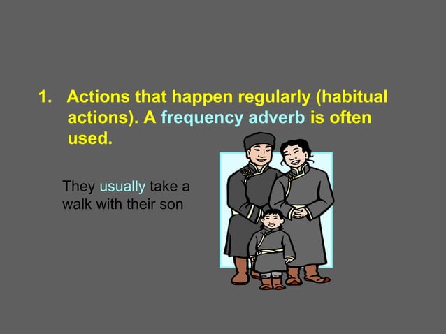 Simple present made by claire | PPT