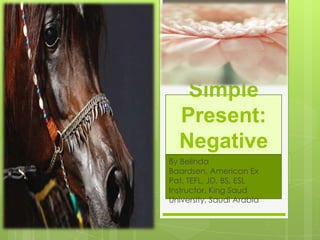 Simple present negative | PPTX