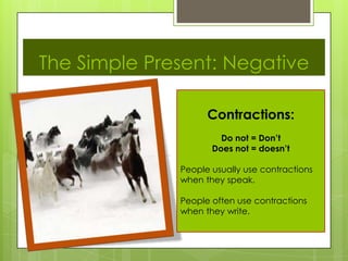 Simple present negative | PPTX