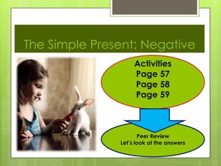 Simple present negative | PPTX