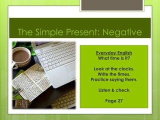 Simple present negative | PPTX