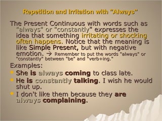 Simple present+present continuous | PPT