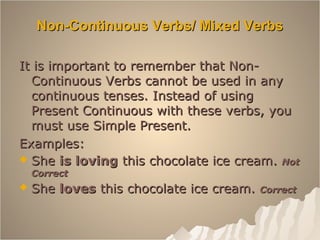 Simple present+present continuous | PPT