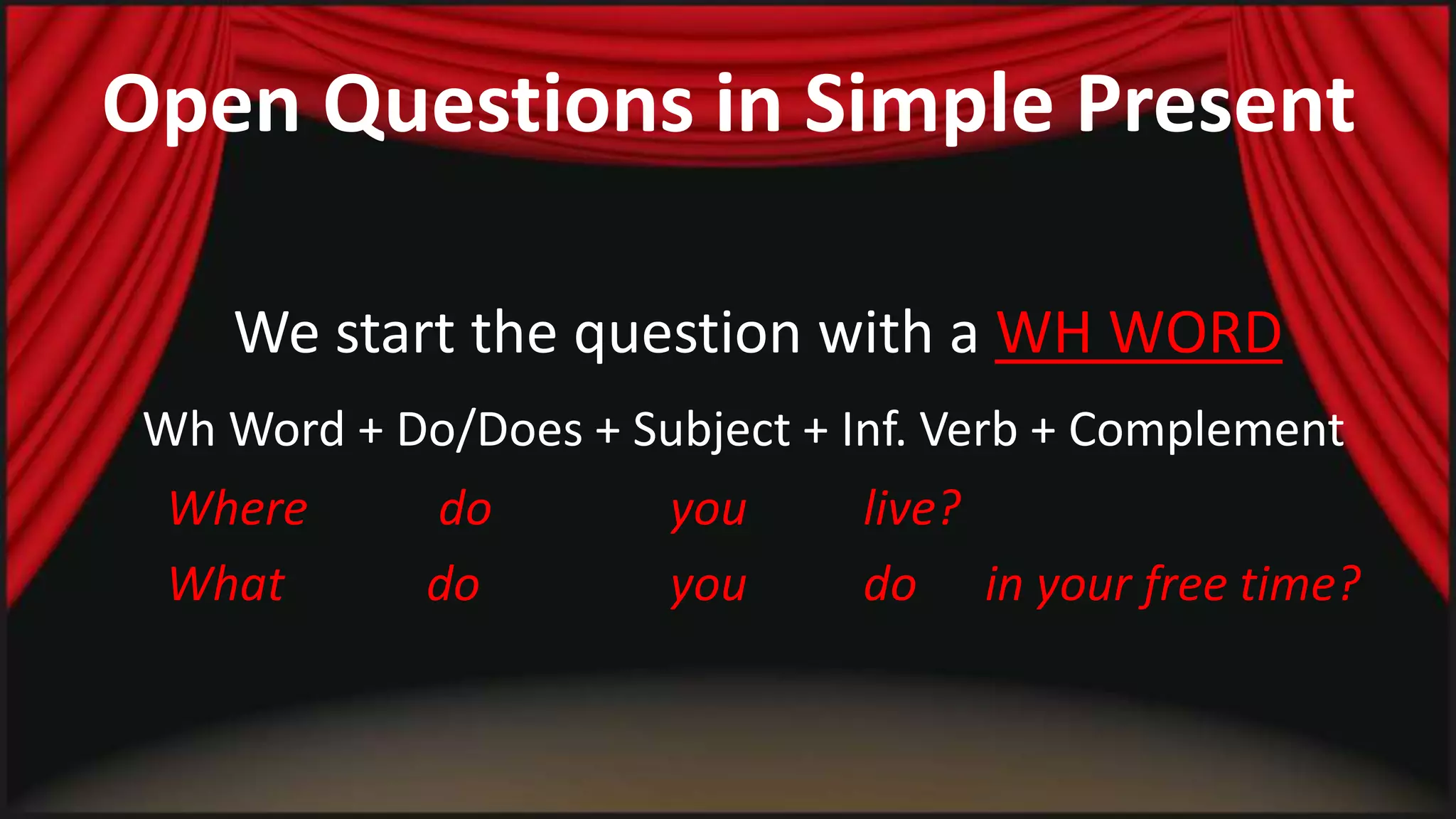 Simple present structure | PPSX