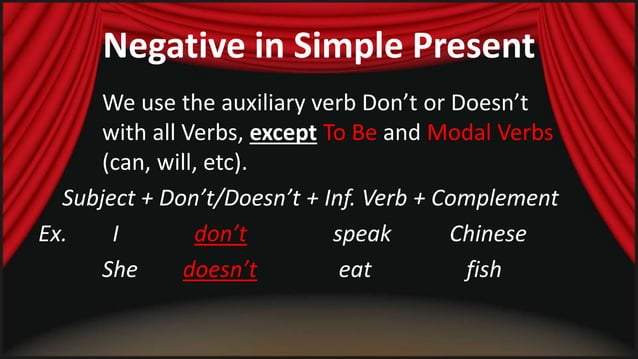 Simple present structure | PPSX