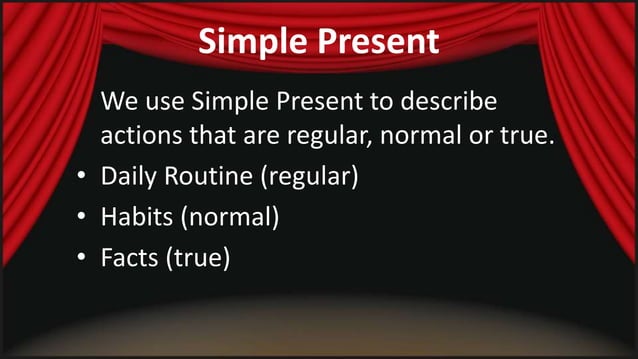 Simple present structure | PPT