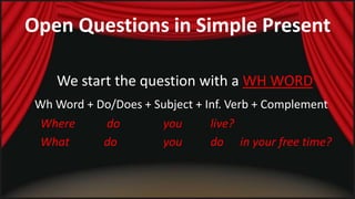 Simple present structure | PPSX