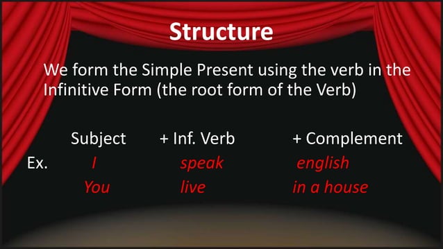 Simple present structure | PPSX