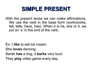 Simple Present - Aula | PPT