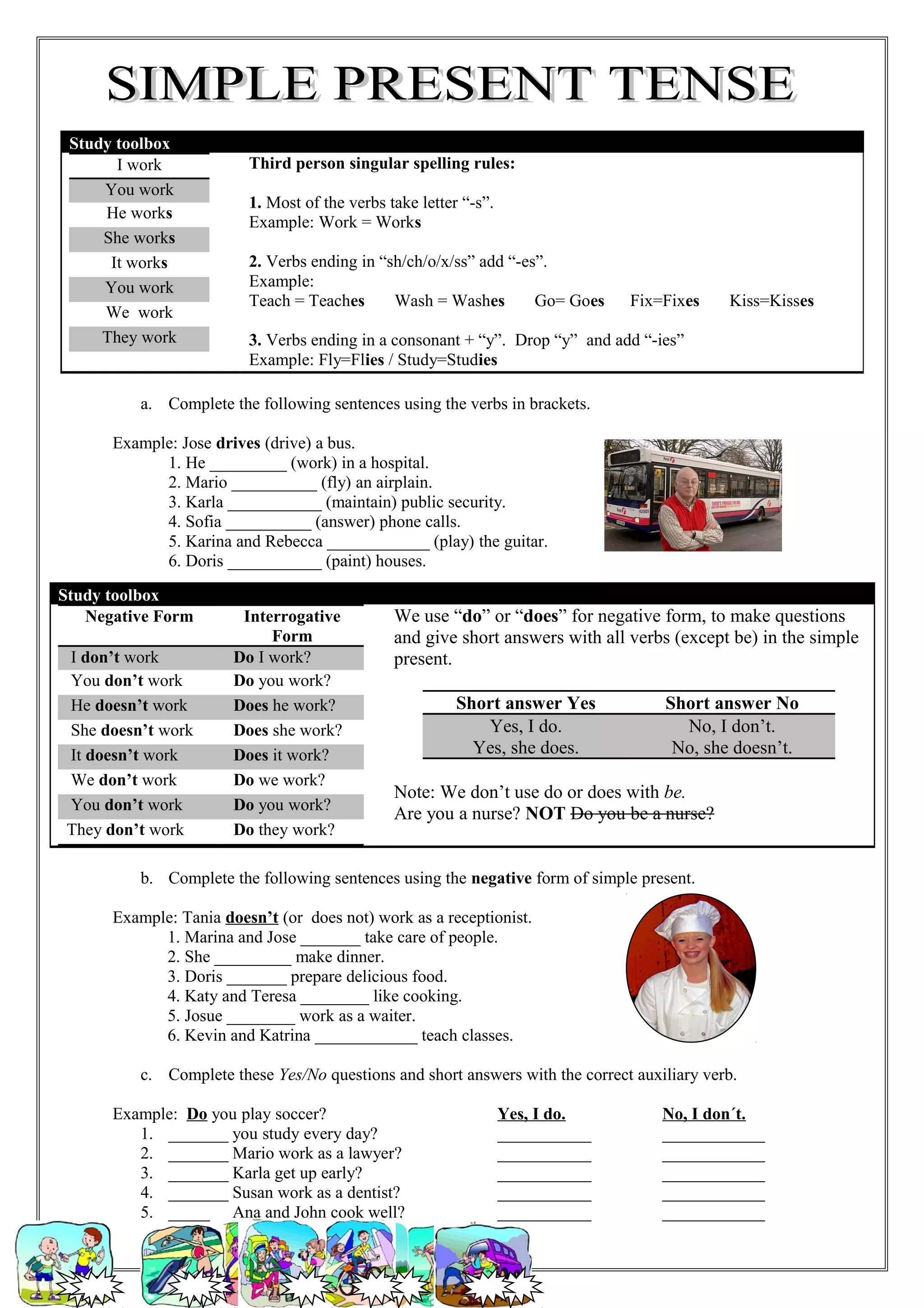 Simple present 2 | DOC