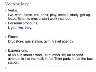 Simple present affirmative | PPT