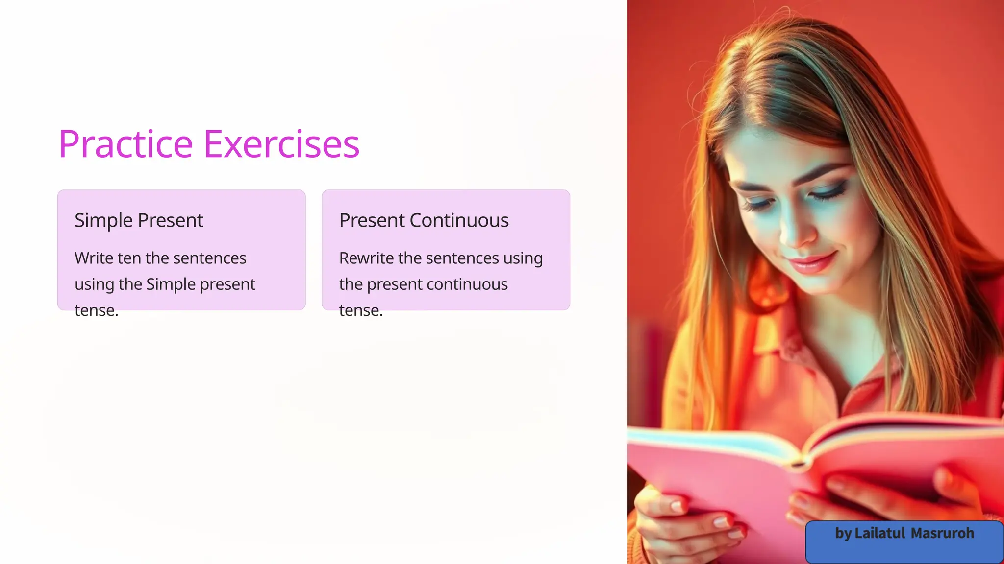 the definition and example of Simple present and continous.pptx