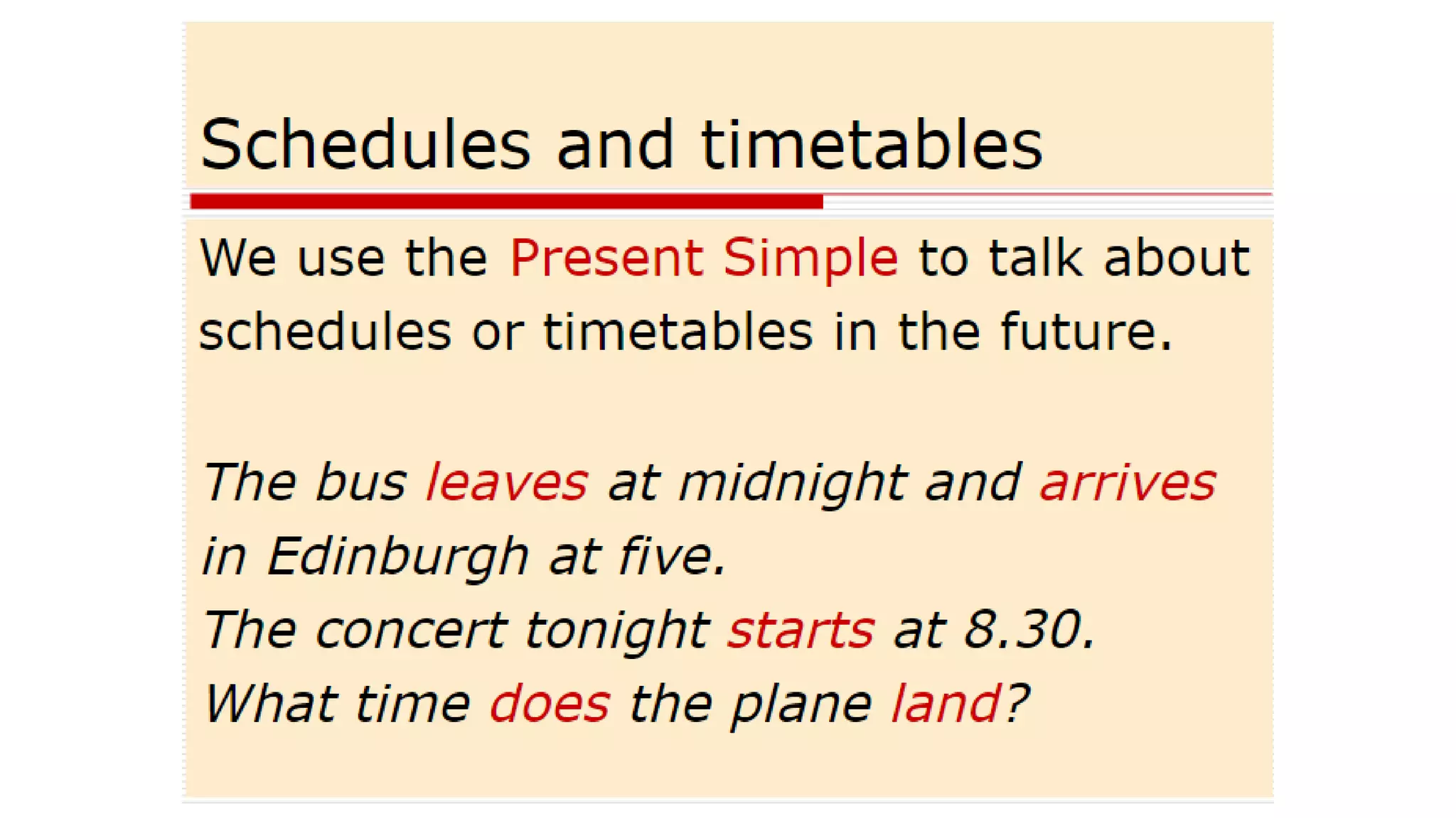Simple Present and Present Continuous for the future | PPTX