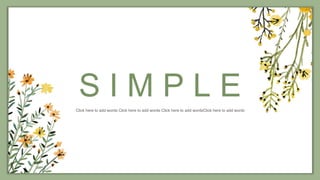 SIMPLE PRESENTATION 2 POWERPOINT DESIGN.pptx