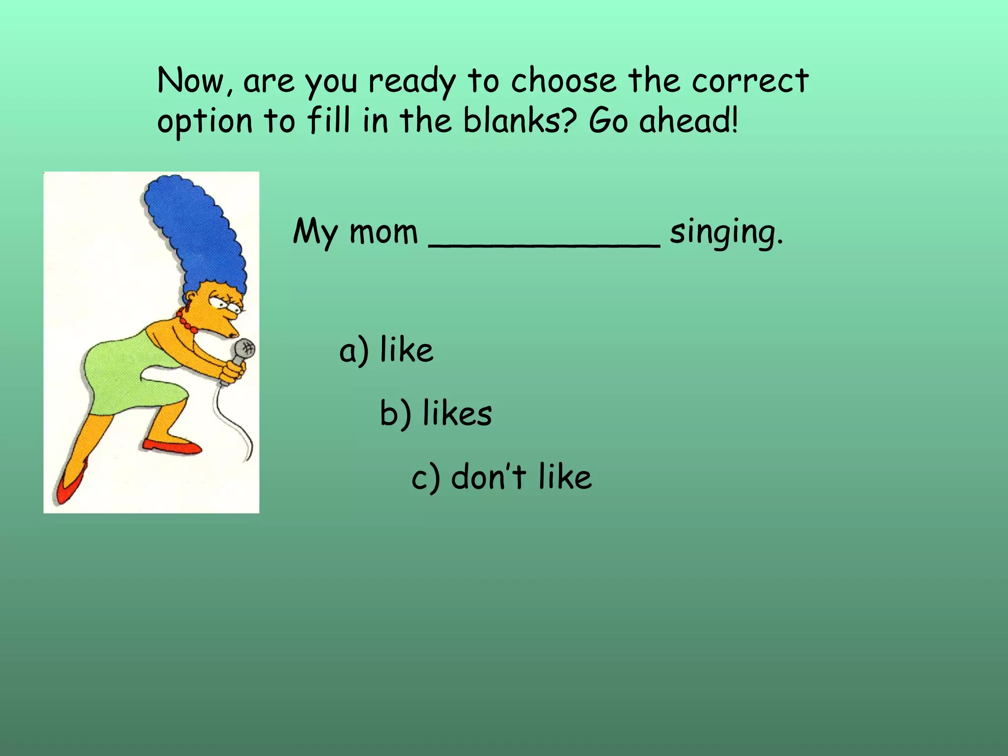 Simple present cartoon | PPT