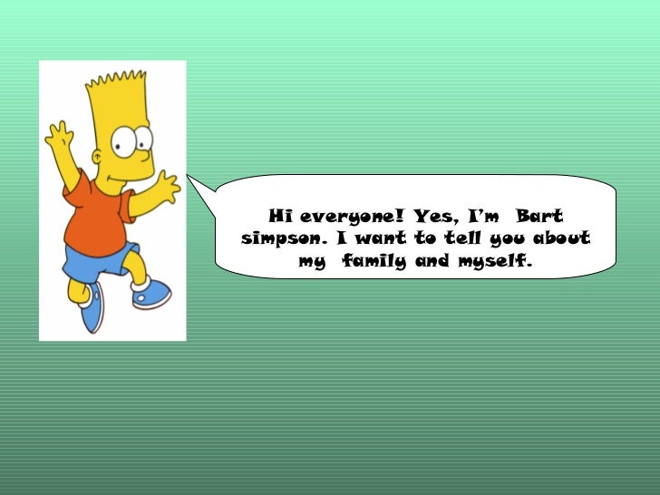 Simple present cartoon