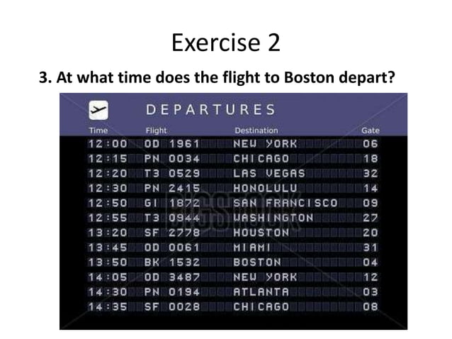 Simple present for schedules | PPTX