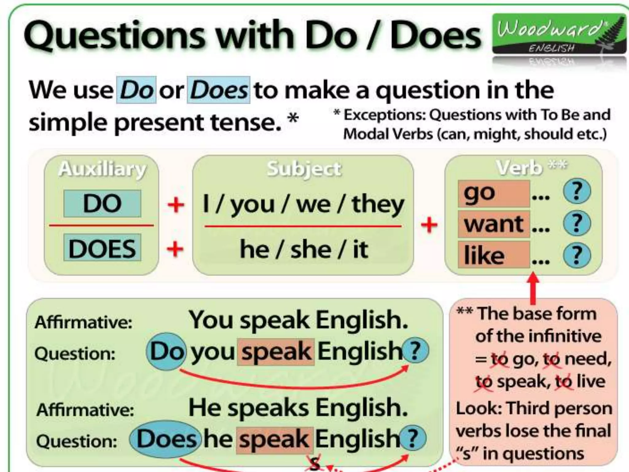 Simple present, infinitives and modal verbs | PPTX