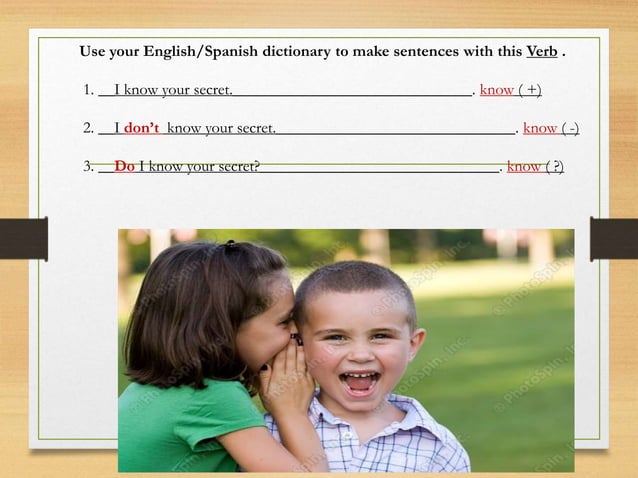 Simple present, infinitives and modal verbs | PPTX