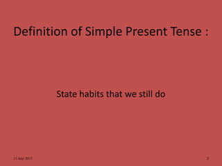 Simple present leo | PPTX