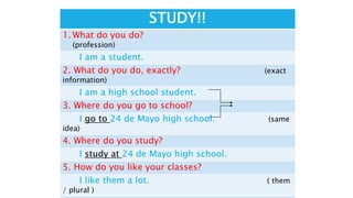 Simple Present: regular and irregular verbs | PPTX